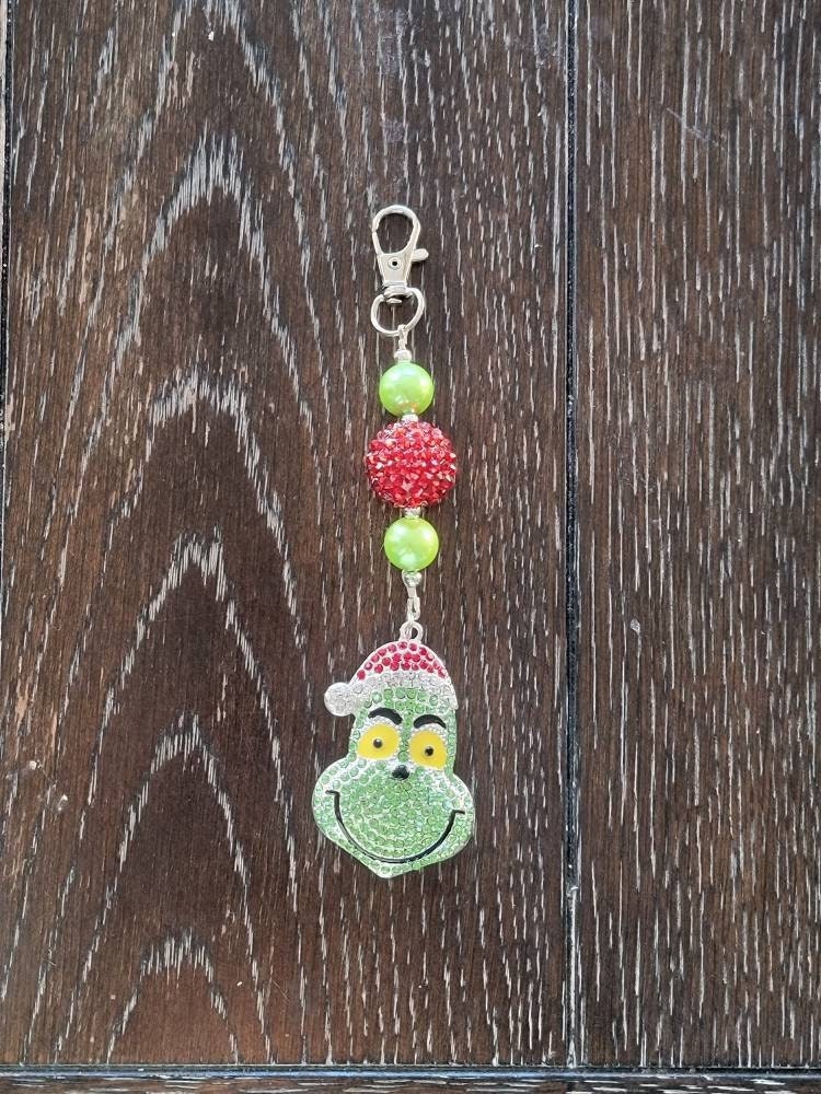 How the Grinch Stole Christmas Inspired Key Chain / Zipper - Etsy