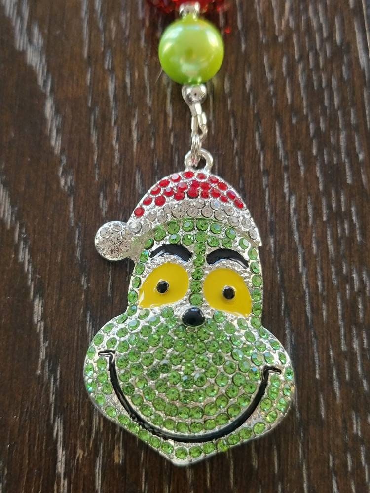 How the Grinch Stole Christmas Inspired Key Chain / Zipper - Etsy