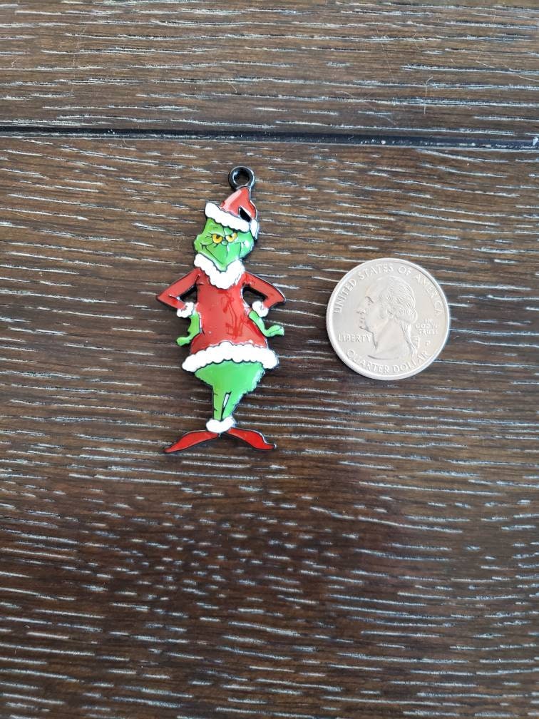 Inspired by How the Grinch Stole Christmas Grinch Pendant for | Etsy