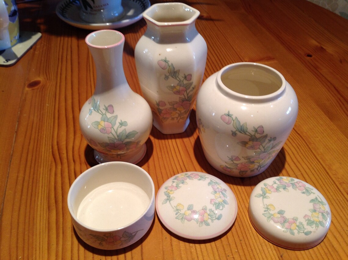 Vintage Royal Worcester Pottery Palissy Chantille - Etsy