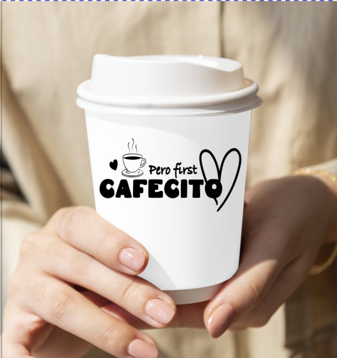 Pero First Cafecito SVG, DXF, PNG Cricut Design Bundle W/ Eps and Jpeg ...