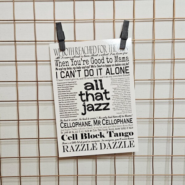 Chicago the Musical - Etsy