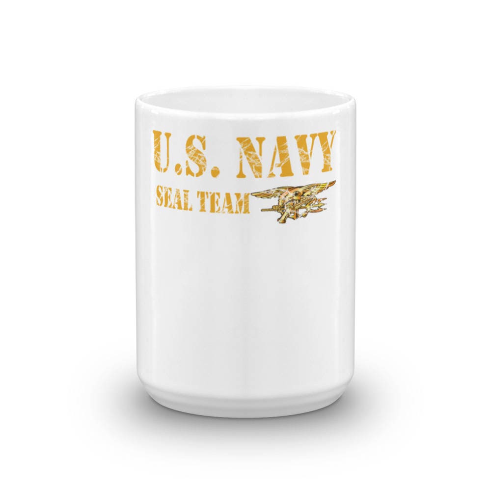 U.S. Navy Mug Original Navy Seal Gift Navy Seal Team Logo Mug - Etsy