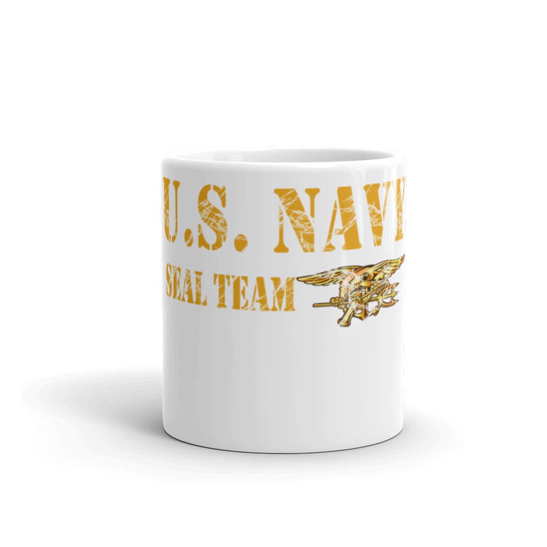 U.S. Navy Mug Original Navy Seal Gift Navy Seal Team Logo Mug - Etsy