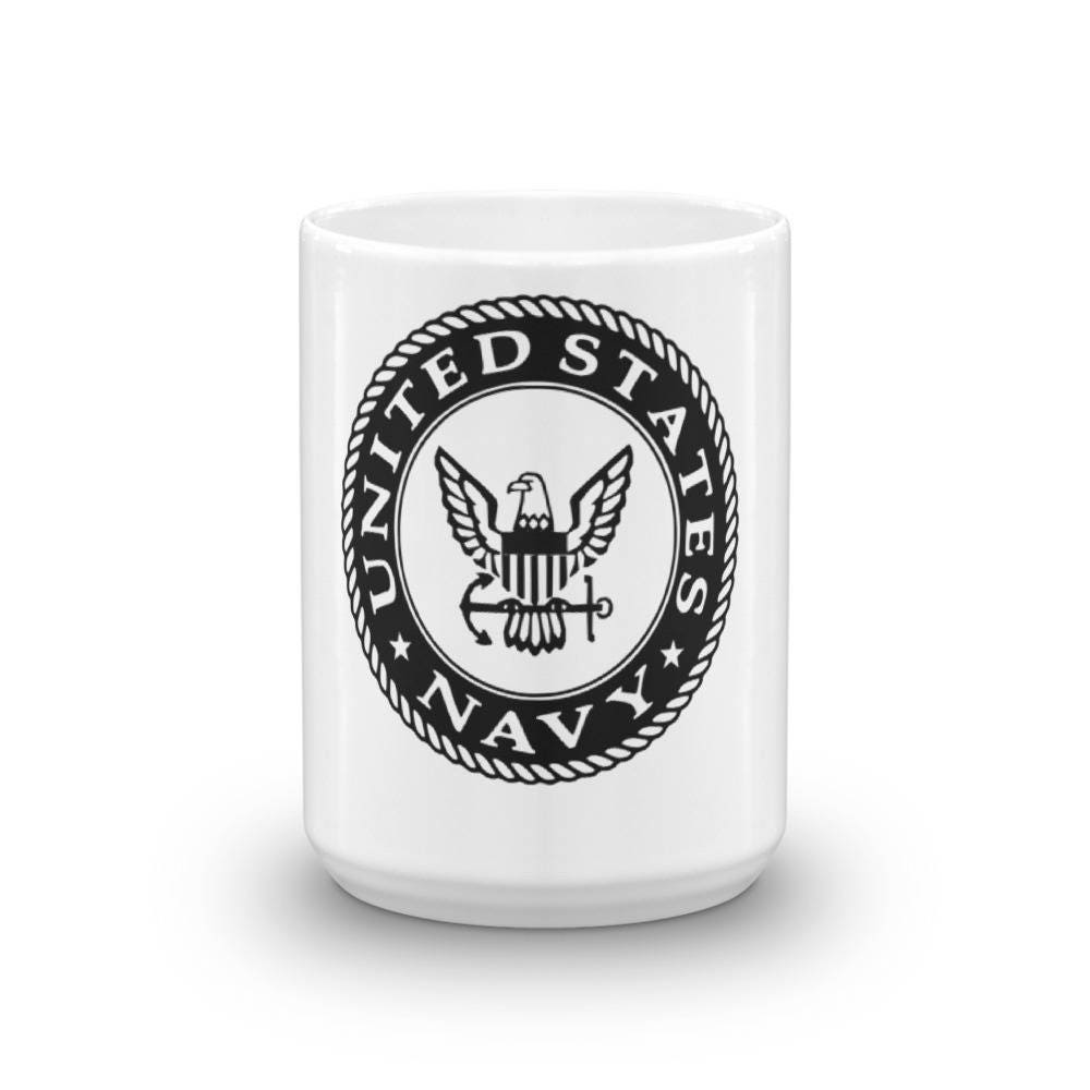 U.S. Navy Original Navy Logo Navy Gift Mug - Etsy Singapore