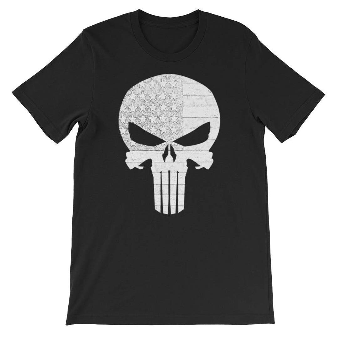 U.S. NAVY T-shirt Navy Seals Skull Merica Flag Original Seals Team ...