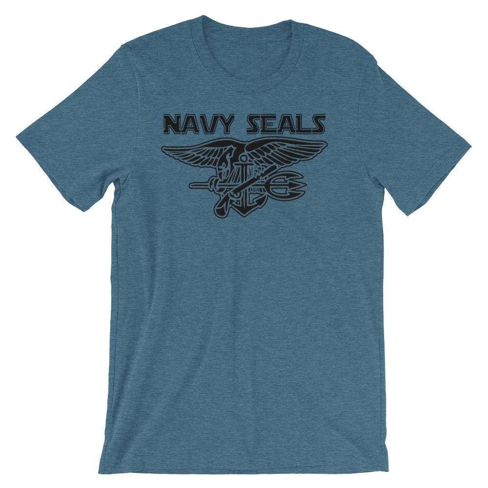 U.S. Navy T-shirt Original Navy Seals Logo Navy Seal Team Shirt Short ...