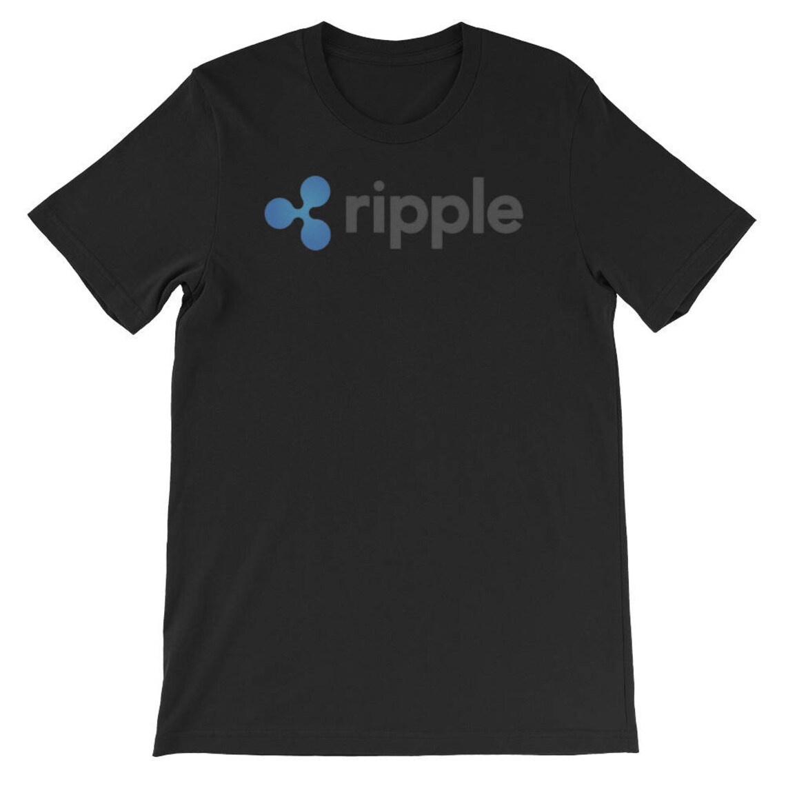 Ripple Shirt Original Xrp Logo Gift Ripplecoin T-shirt Ripple Short ...