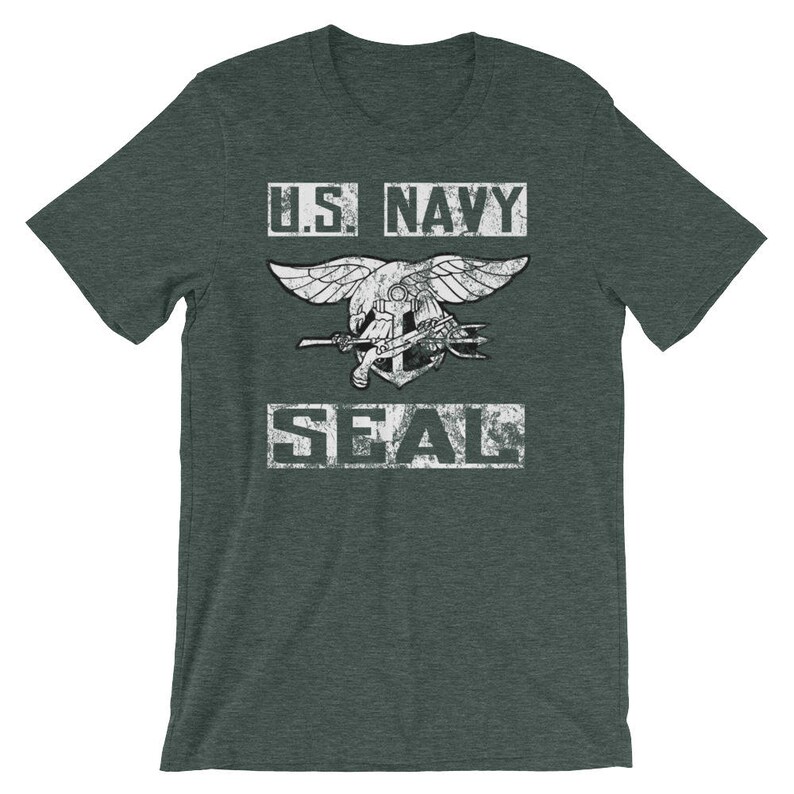 U.S. Navy SEAL Vintage Logo T-shirt - Etsy