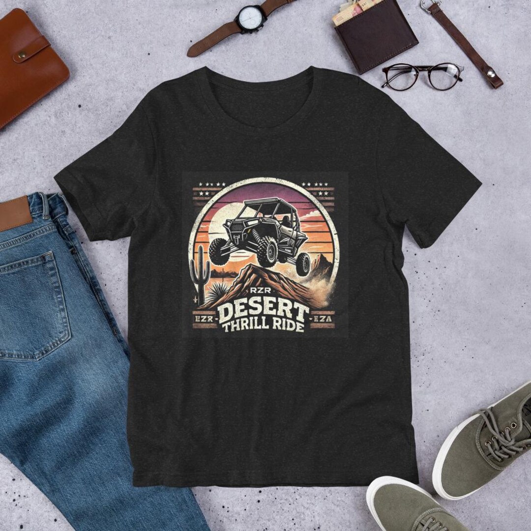 Desert RZR UTV Offroad T-shirt - Vintage Distressed Adventure Design ...