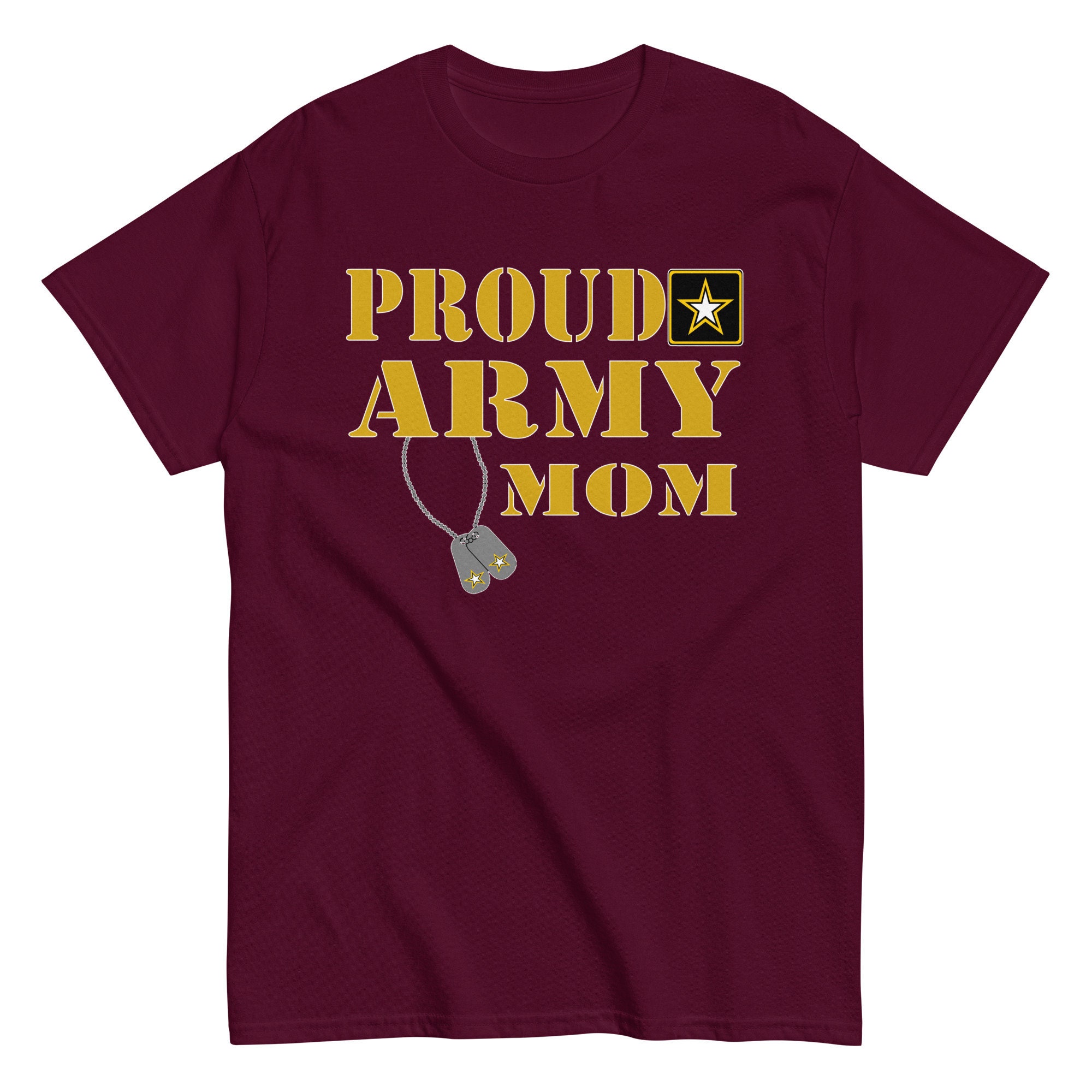 Original U.S Army Proud Soldier Mom Classic Army Tee - Etsy