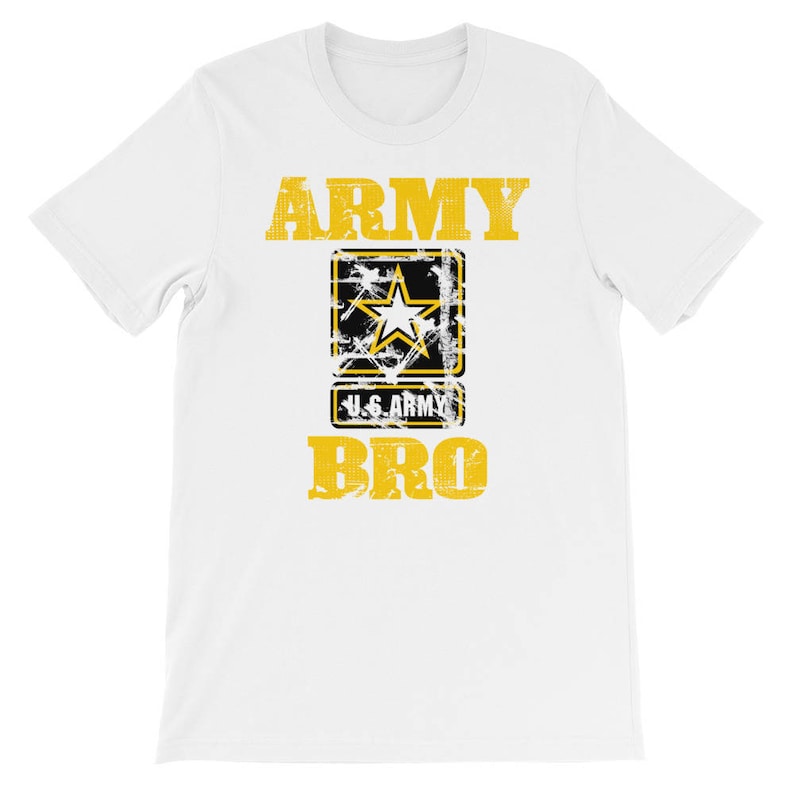 U.S. Army T-shirt Original Army Bro Gift Proud Army Brother Shirt Short ...