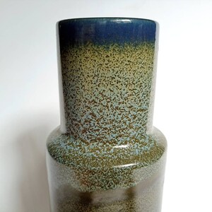 Ceramic Vase by Peter Simon Gerz Green/ Blue Glaze, West German Pottery ...