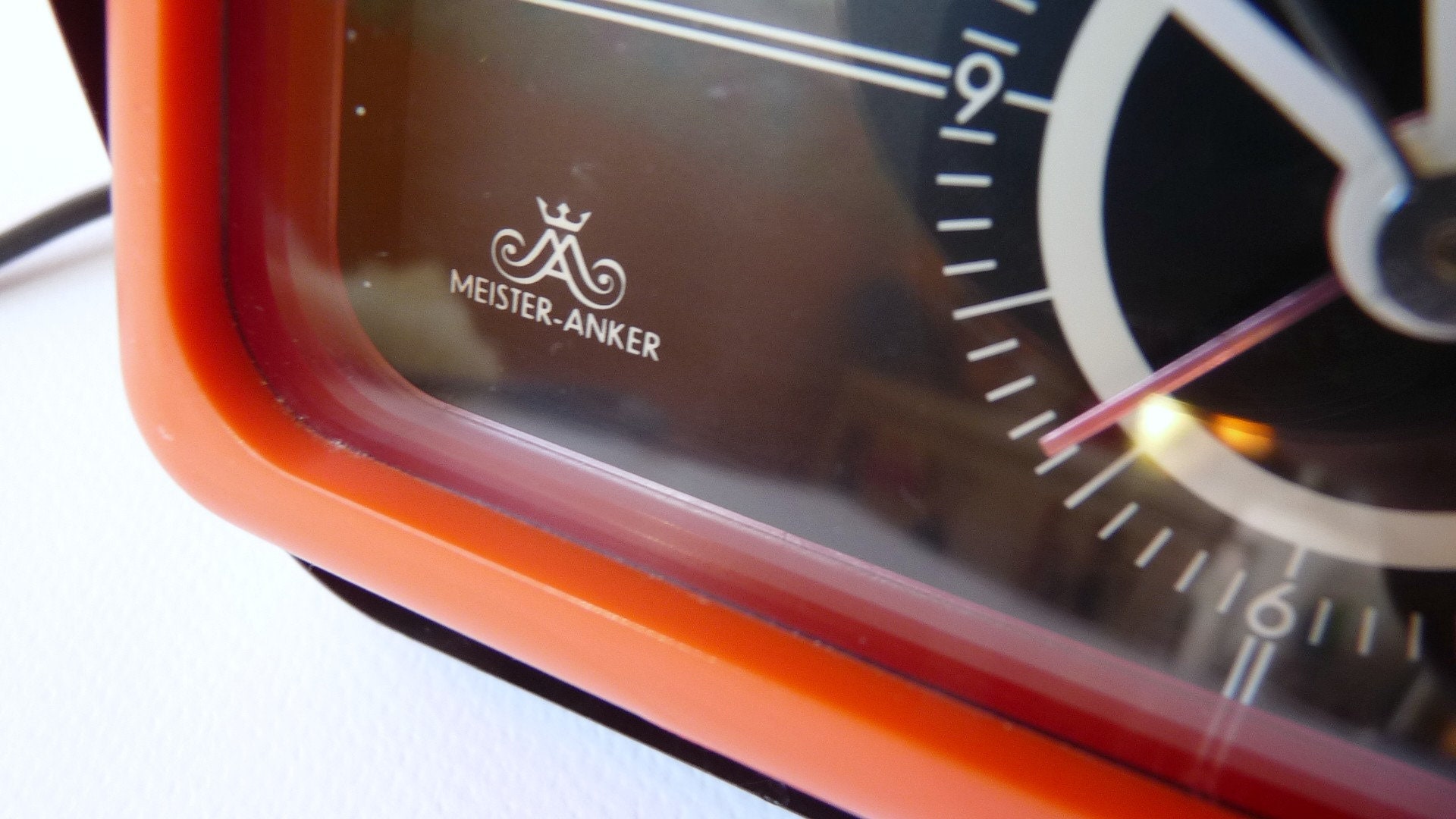 Electric Alarm Clock Meister Anker Space Age Germany Vintage - Etsy