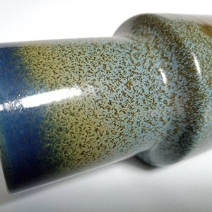 Ceramic Vase by Peter Simon Gerz Green/ Blue Glaze, West German Pottery ...