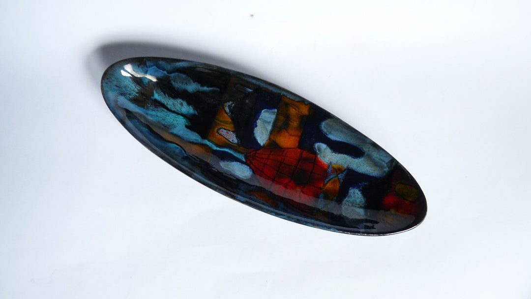 Ceramic Wall Plate by Antonio Milani Italian Pottery Mid Century Modern ...