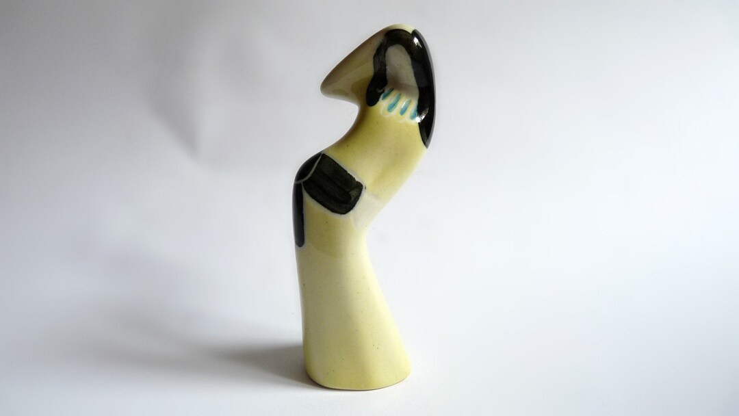 Porcelain Woman Figurine by Hassan Heshmat Rare Mid Century Modern 60s ...