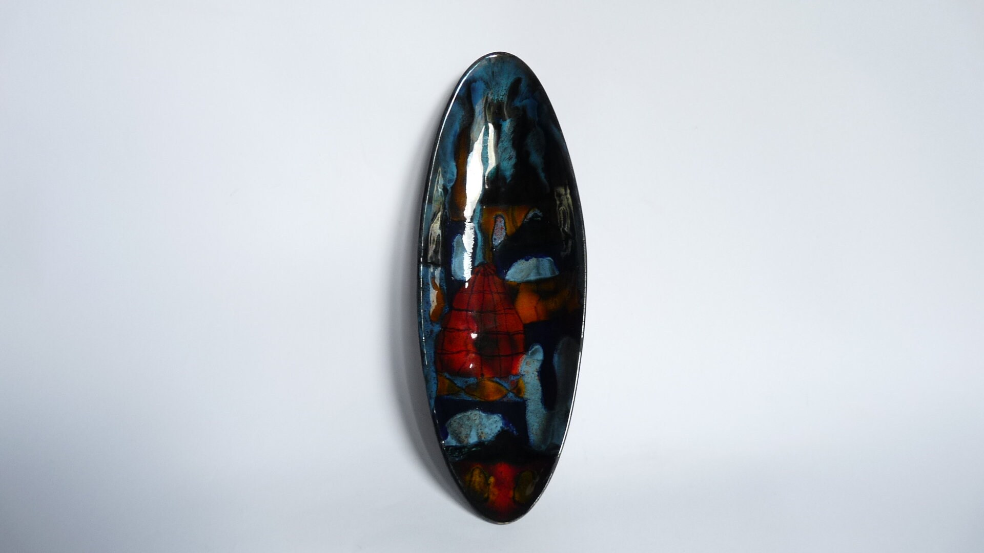 Ceramic Wall Plate by Antonio Milani Italian Pottery Mid Century Modern ...