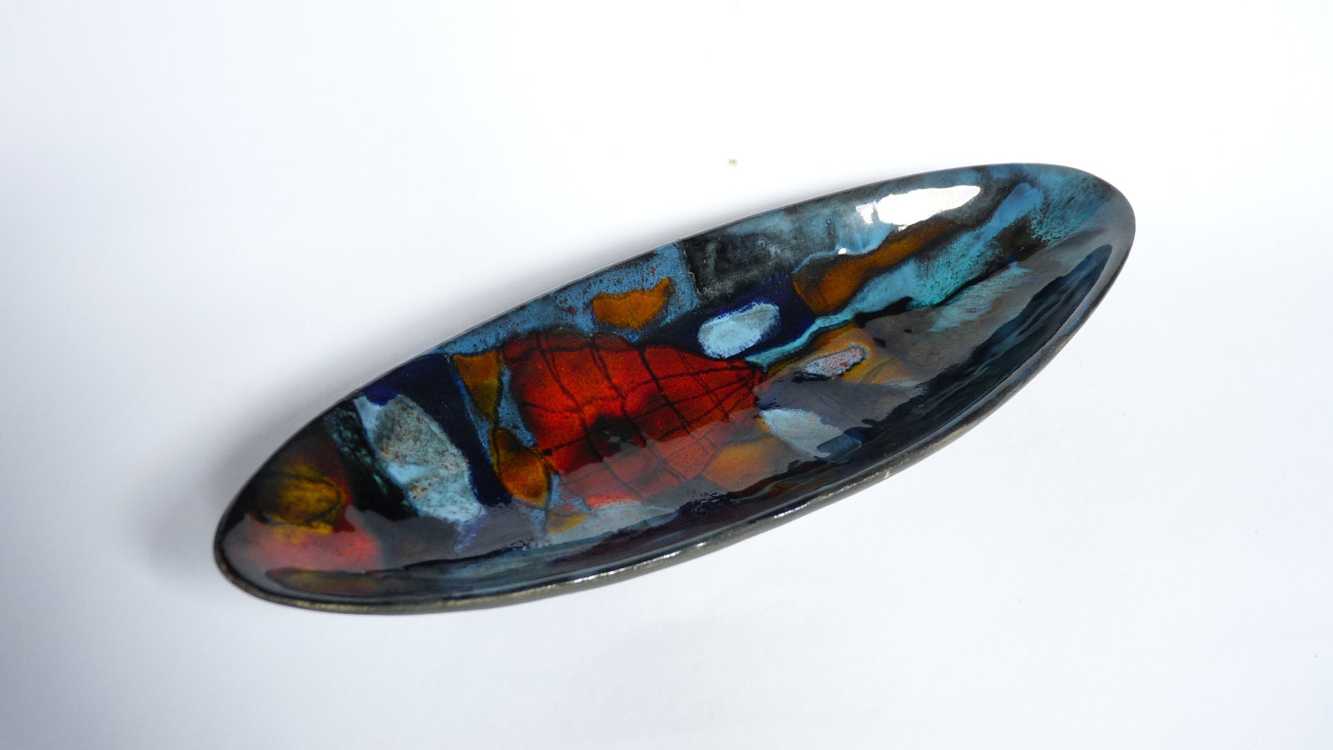 Ceramic Wall Plate by Antonio Milani Italian Pottery Mid Century Modern ...