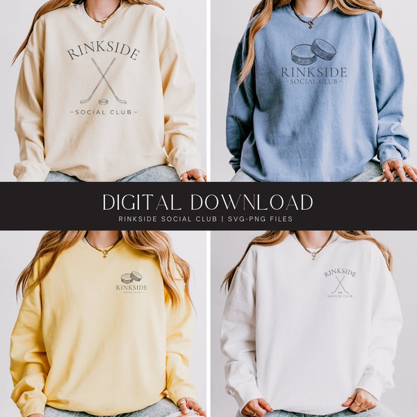 Rinkside Social Club Svg - Etsy