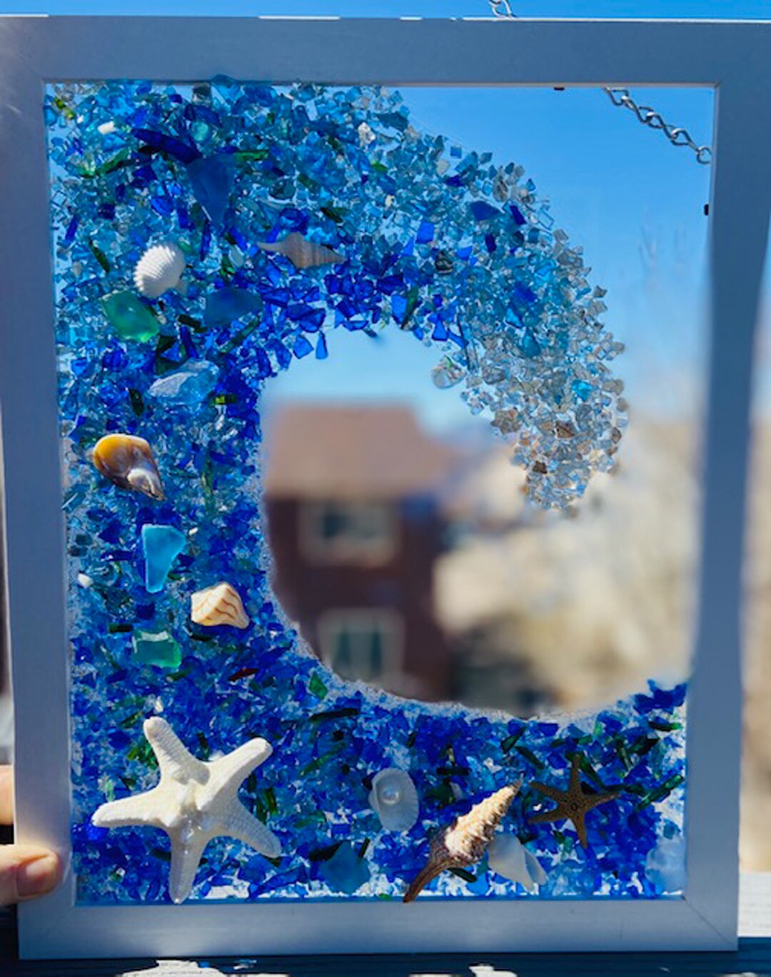 Stained Glass Wave - Etsy