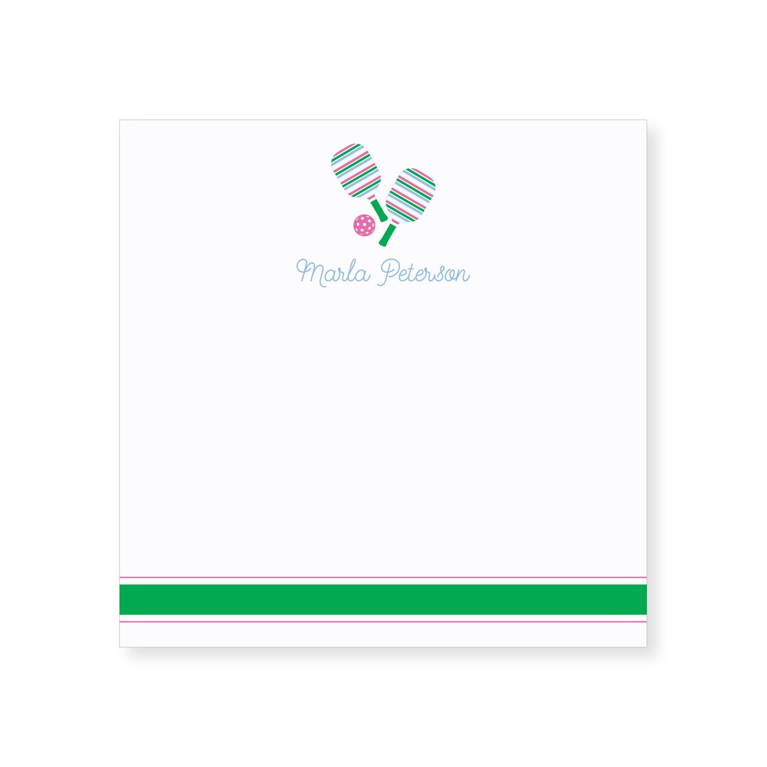 Pickleball Personalized Notepad - Etsy