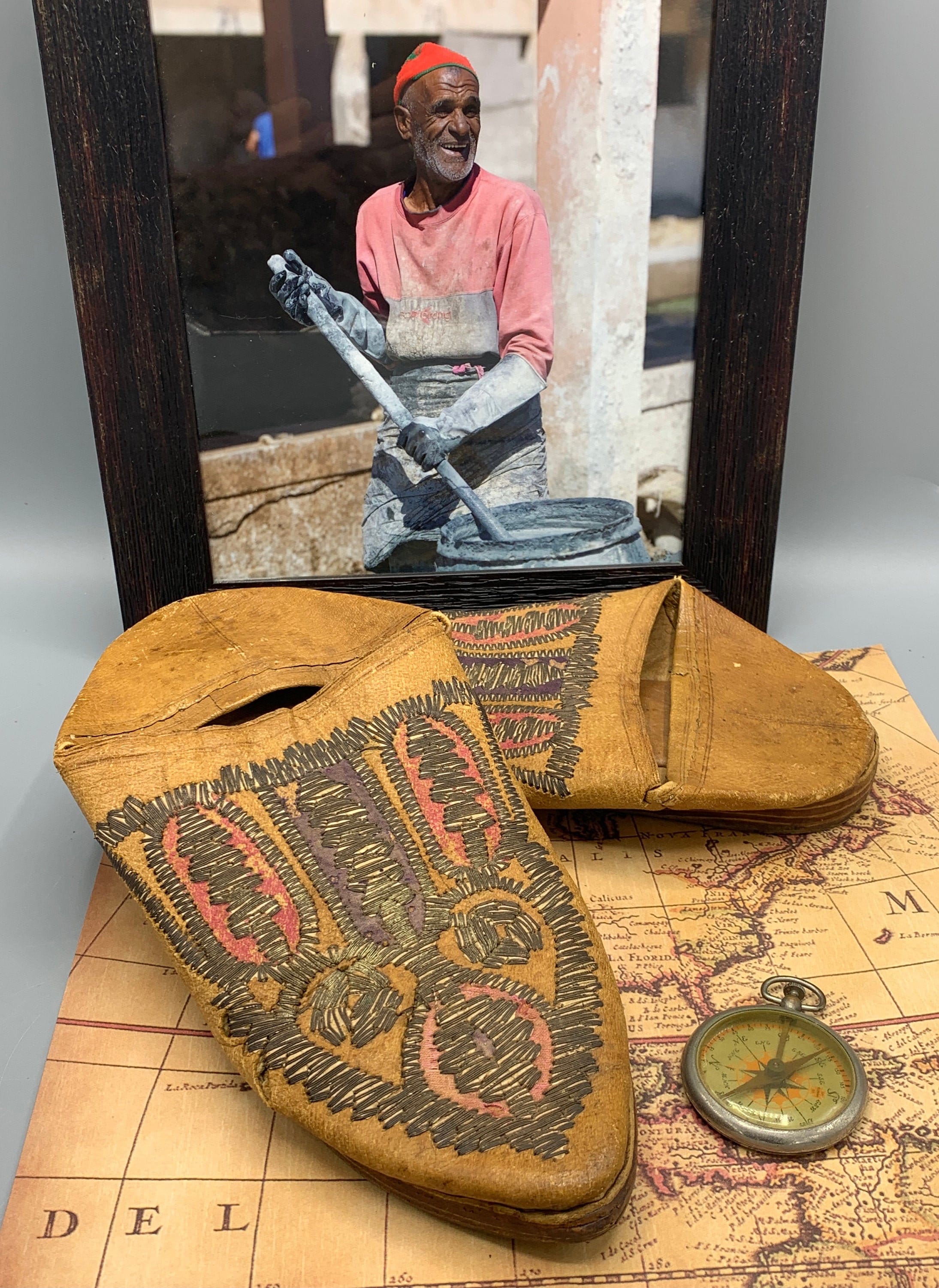 Mens Vintage Style Slippers, House Shoes, Loafers