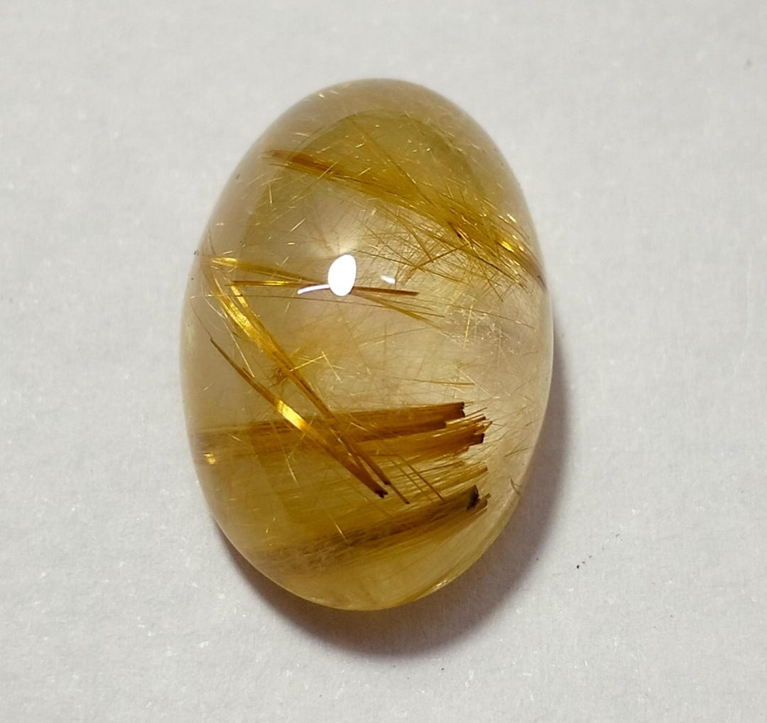 Top Quality Golden Rutile Quartz Cabochon Golden Rutilated Quartz ...