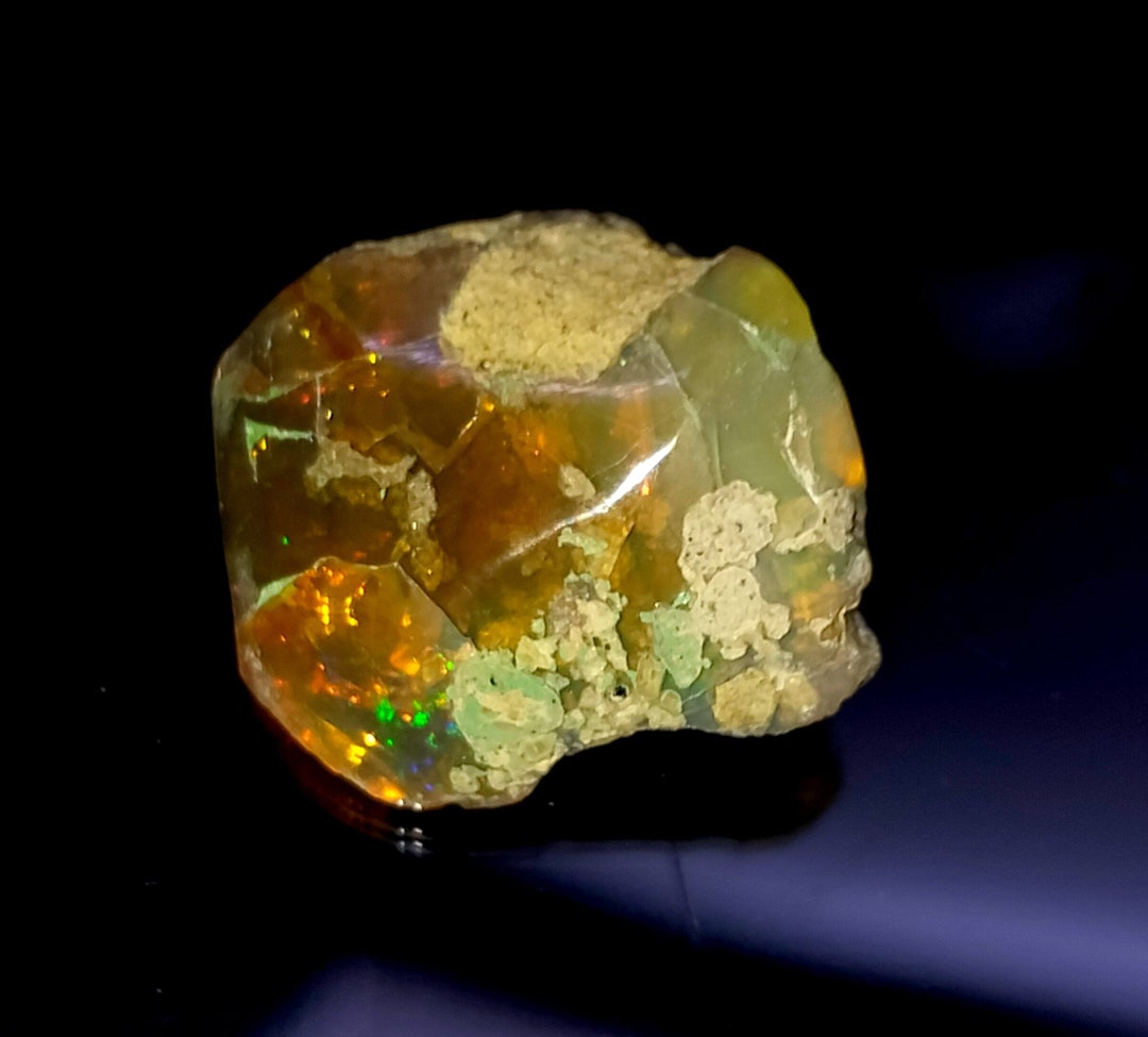 9 Carat, Amazing Quality Natural Ethiopian Opal Rough 16x14x8 MM, Size ...