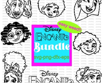 Encanto Characters Outline - Etsy