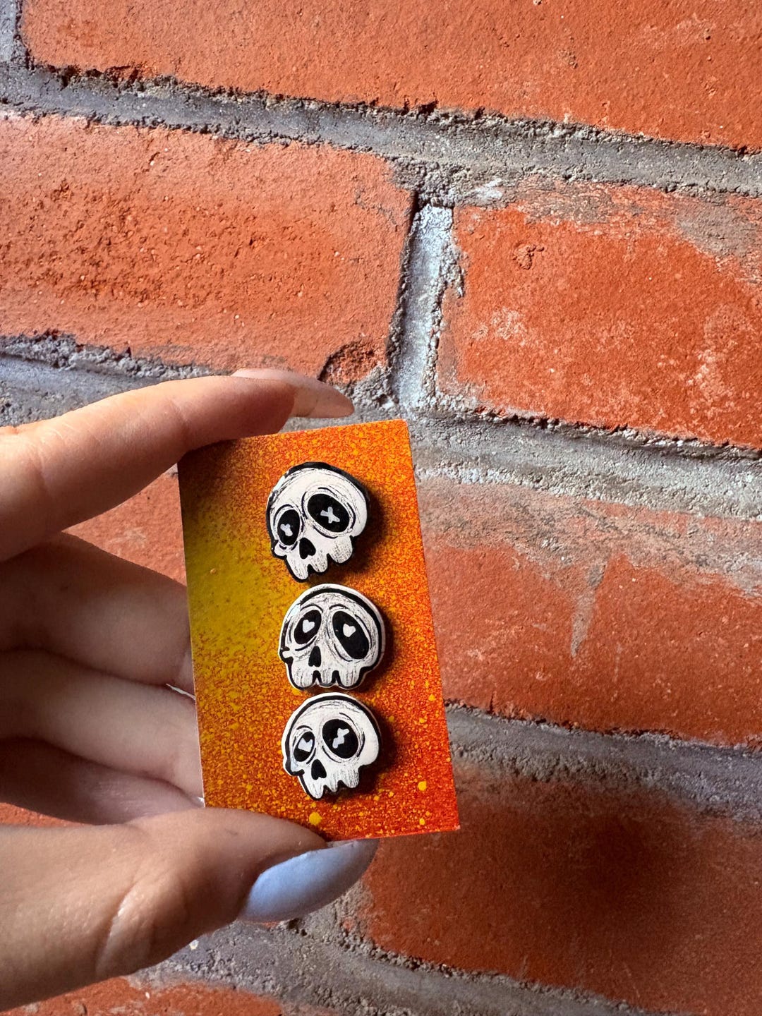 Shrinky Dink Pin //custom Pin// Art Button// Goth Pin// Alternative Pin ...