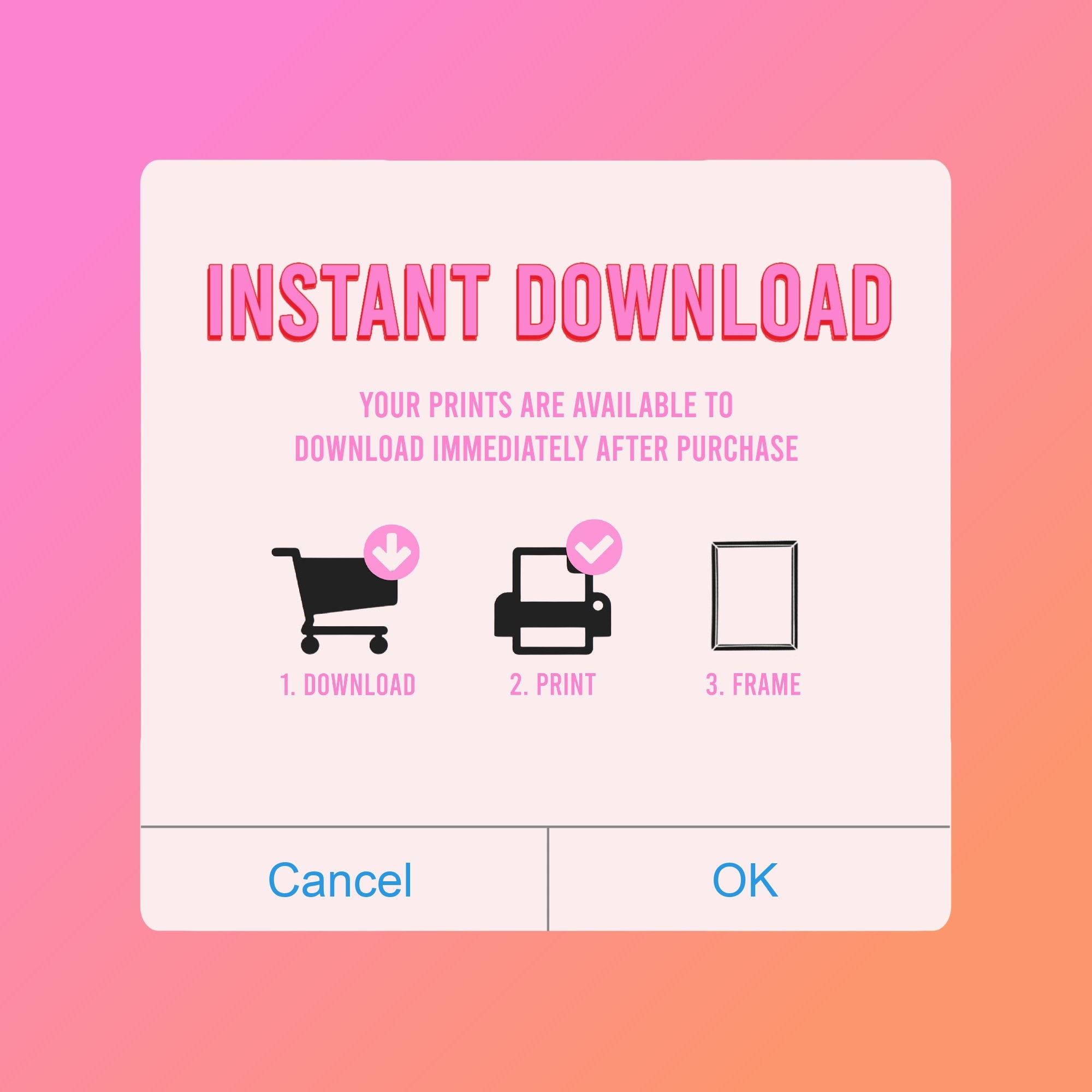 F off Printable Wall Art Digital Download Baddie Eclectic Wall Decor - Etsy