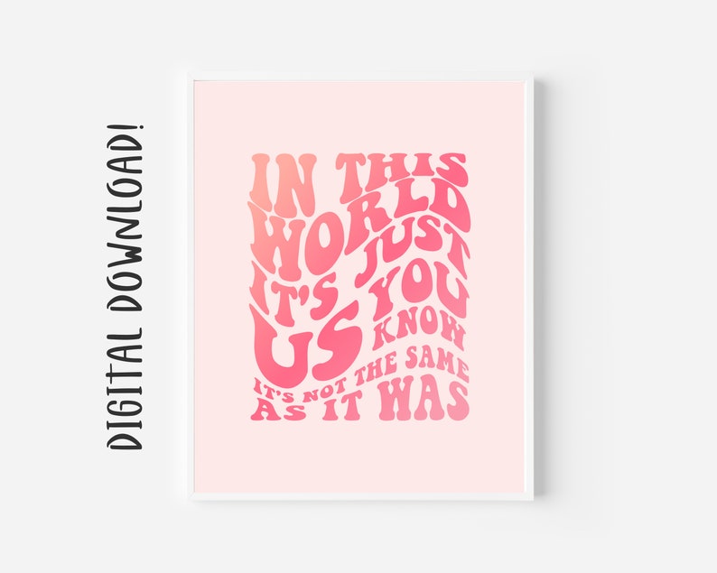Harry Styles Poster, as It Was - Etsy