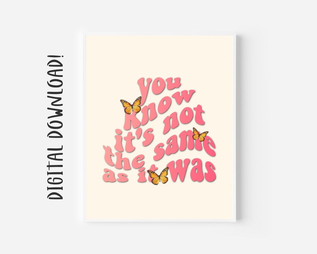 Harry Styles Poster, as It Was - Etsy