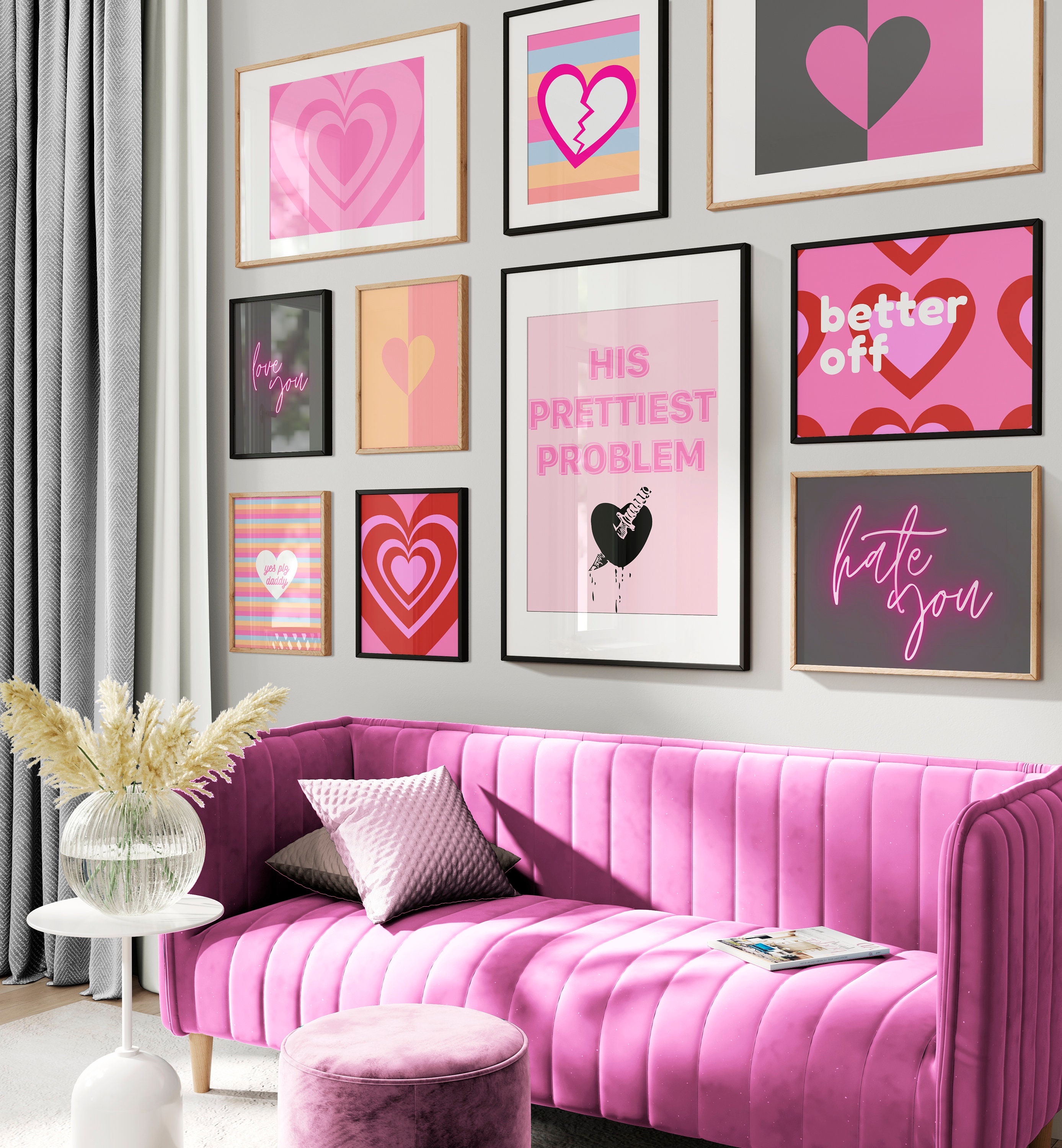 His Prettiest Problem Art Print Baddie Printables Wall Art for Women - Etsy