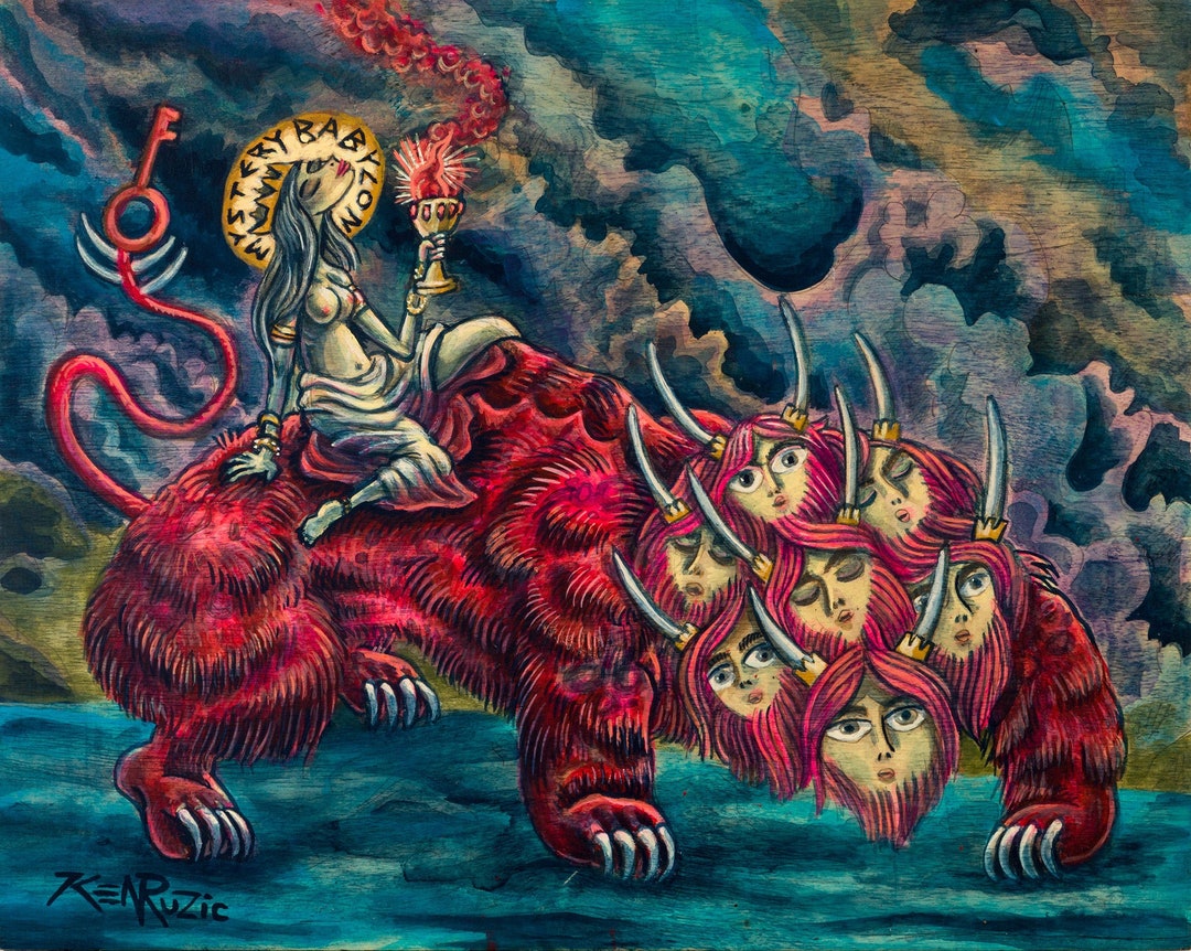 The Woman On Beast Revelation