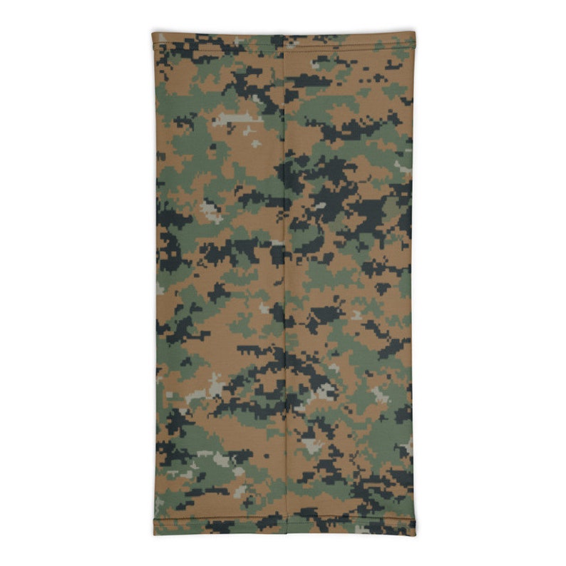 Woodland Digital Camo Neck Gaiter Face Mask - Etsy