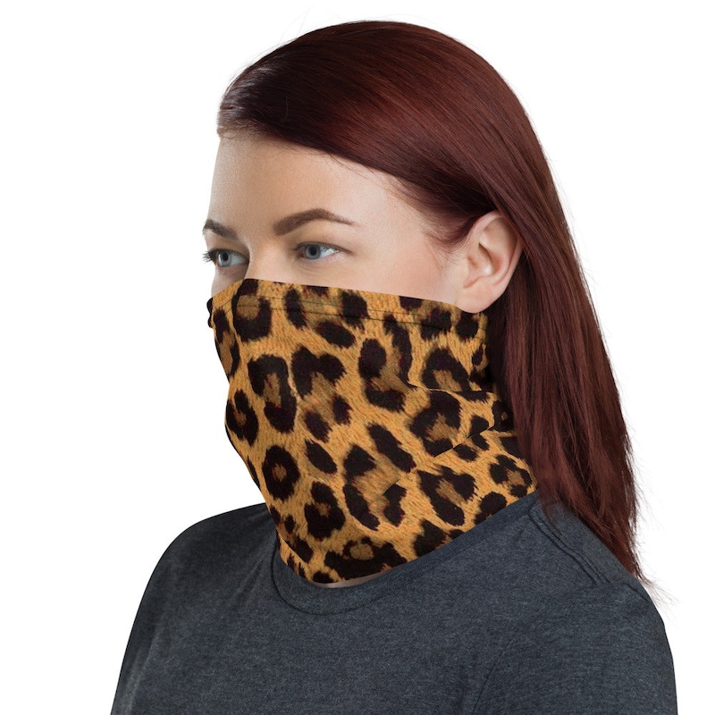 Leopard Print Mask - Etsy