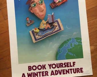 Reading Adventure Poster - Etsy