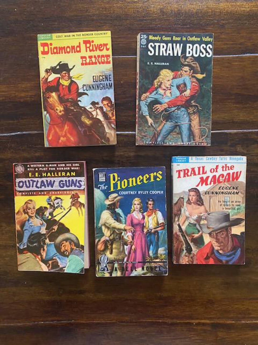 Five Vintage Western Paperbacks. 1950s - Etsy