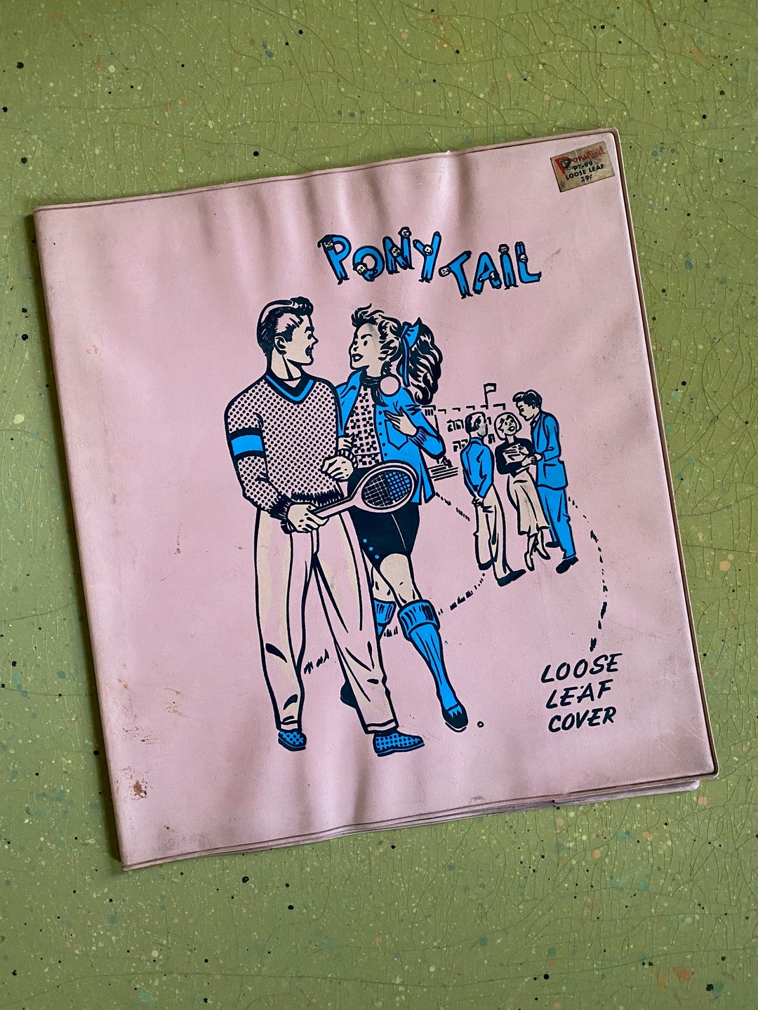 Vintage Ponytail Loose Leaf Folder Cover - Etsy