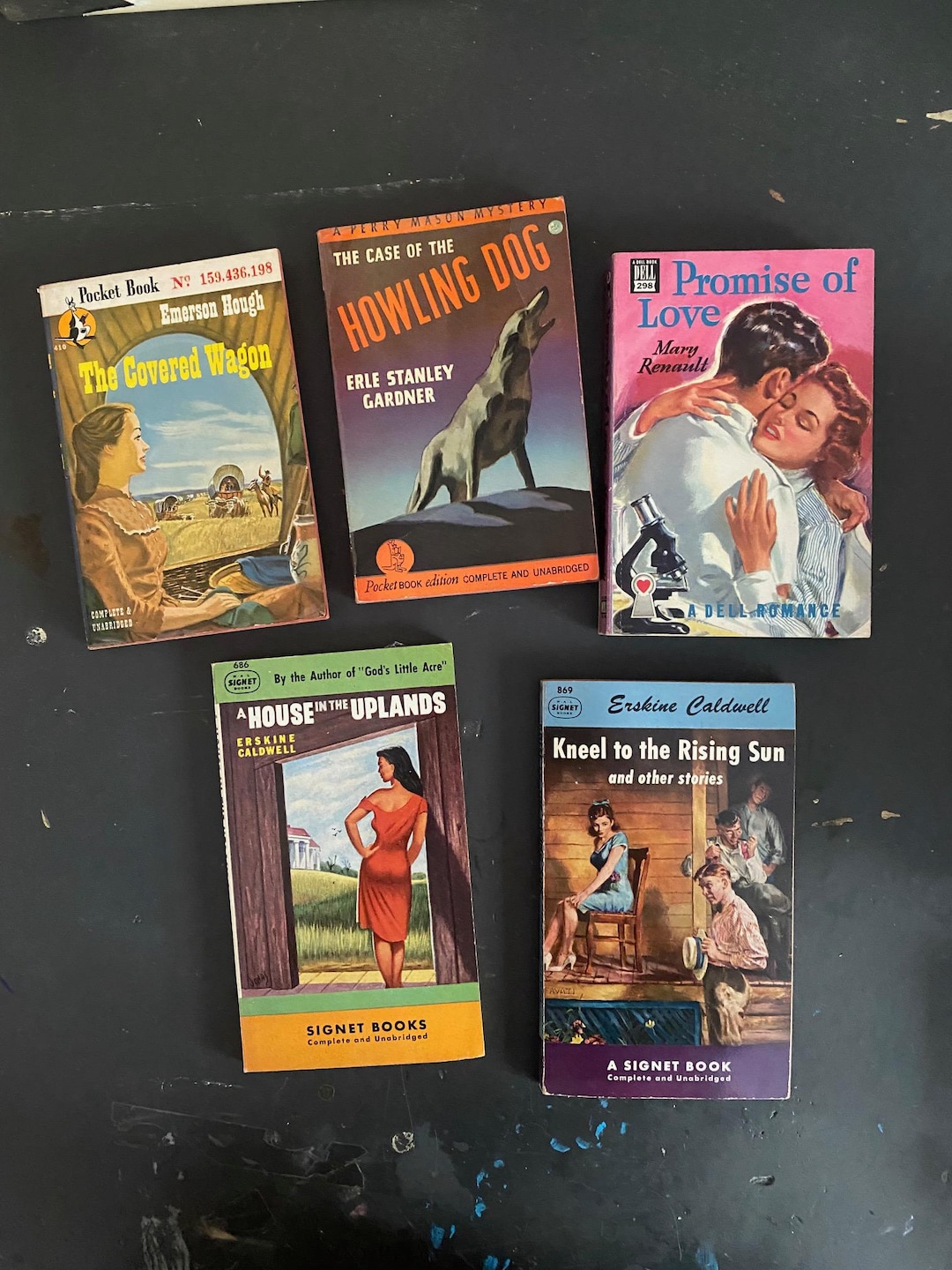 5 Vintage Paperbacks. 1940's and 50's - Etsy