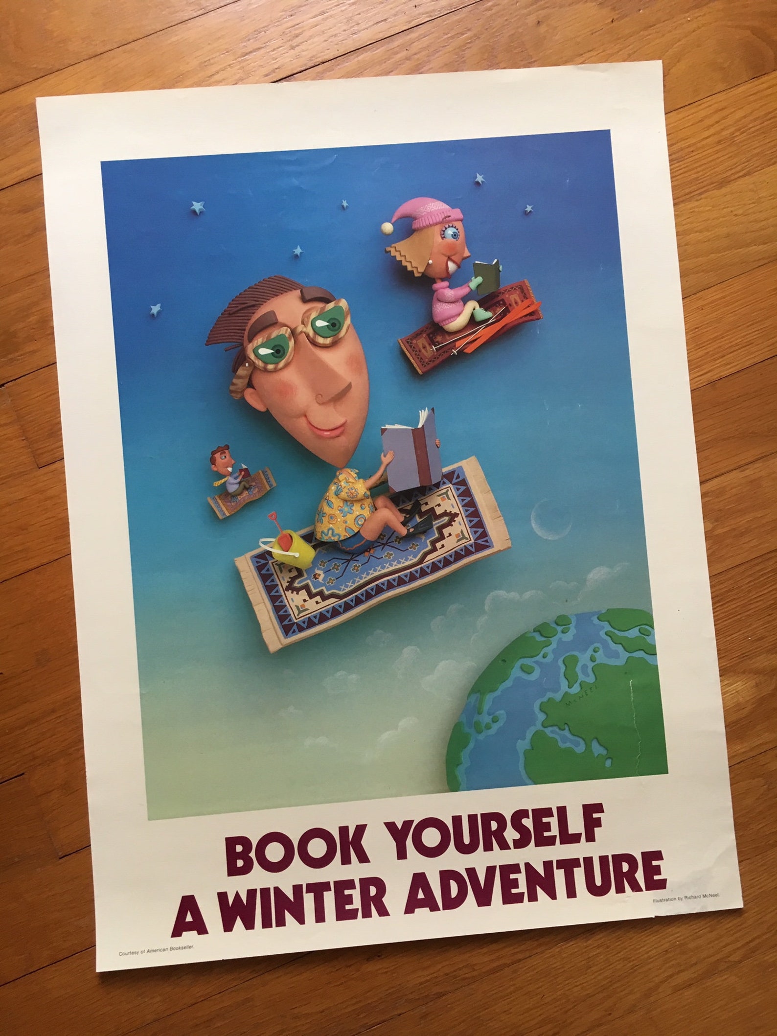 Reading 'adventure' Poster - Etsy