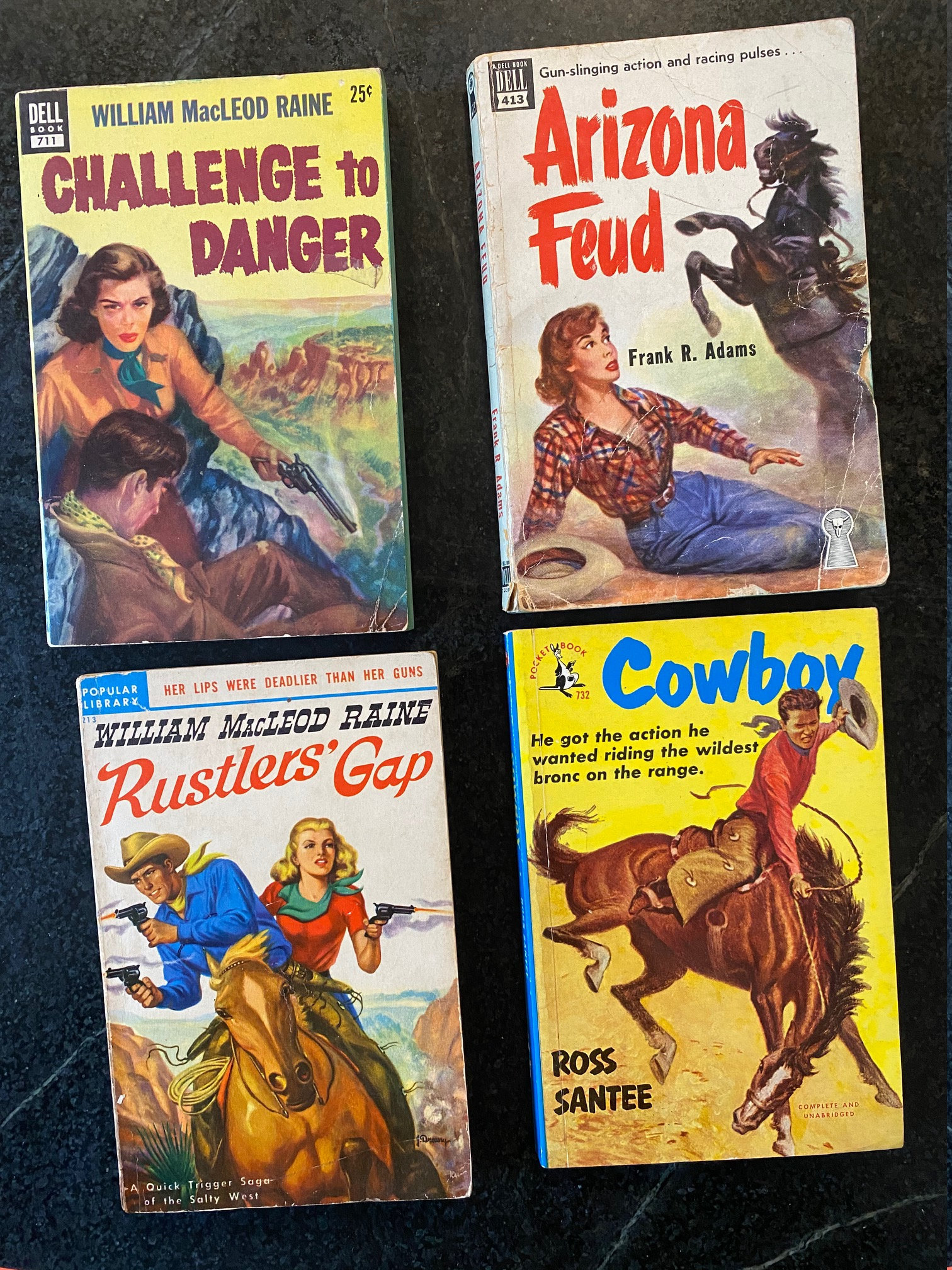 4 Vintage Western Paperbacks - Etsy