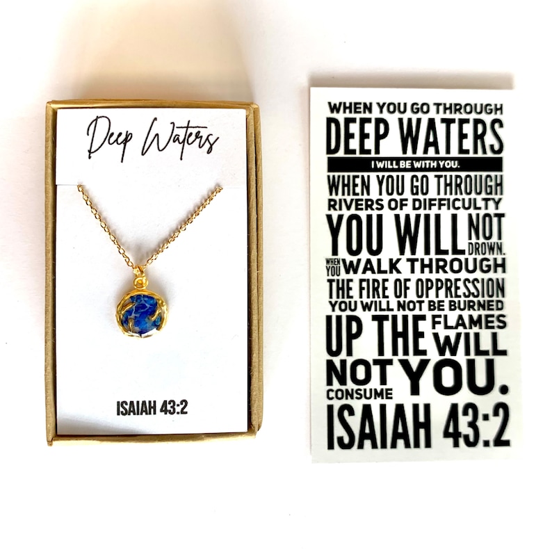 Christian Jewelry for Women, Christian Gifts, Deep Waters, Christian ...