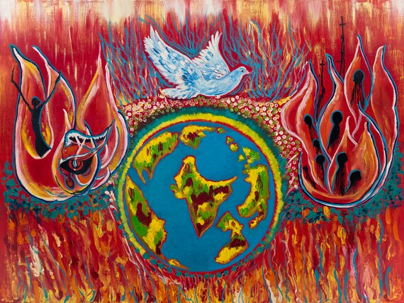 Indian Unity Painting
