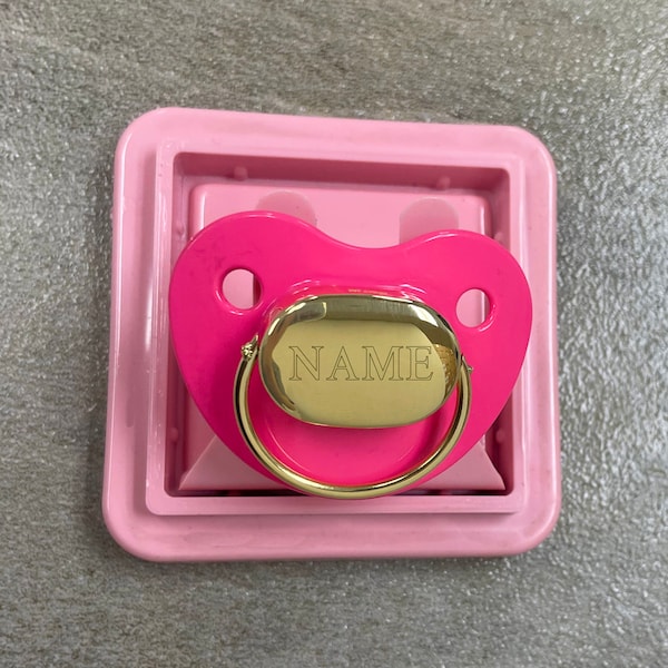 Pink Pacifier - Etsy