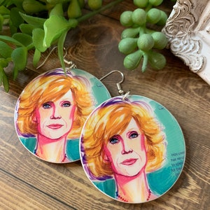Strong Women Earrings, Influential Women Dangles, Women of History ...