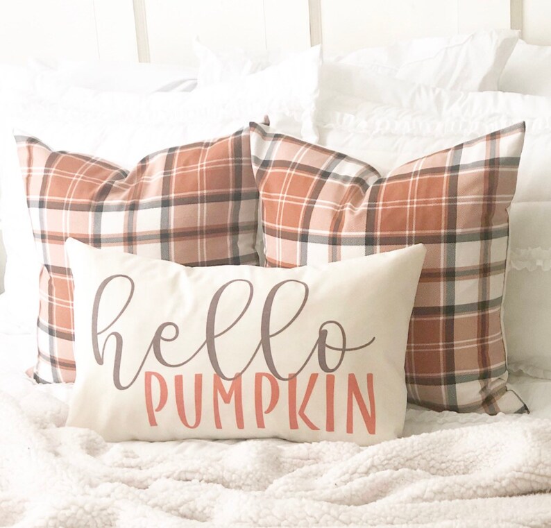 Plaid Pillow Cover Fall Plaid Pillow Cover Fall Pillow | Etsy