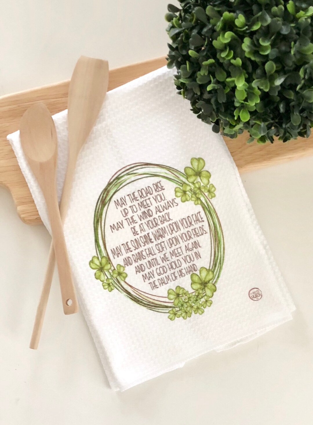 Irish Blessing Tea Towel, St Patrick's Day Tea Towel, St Patrick's Day ...